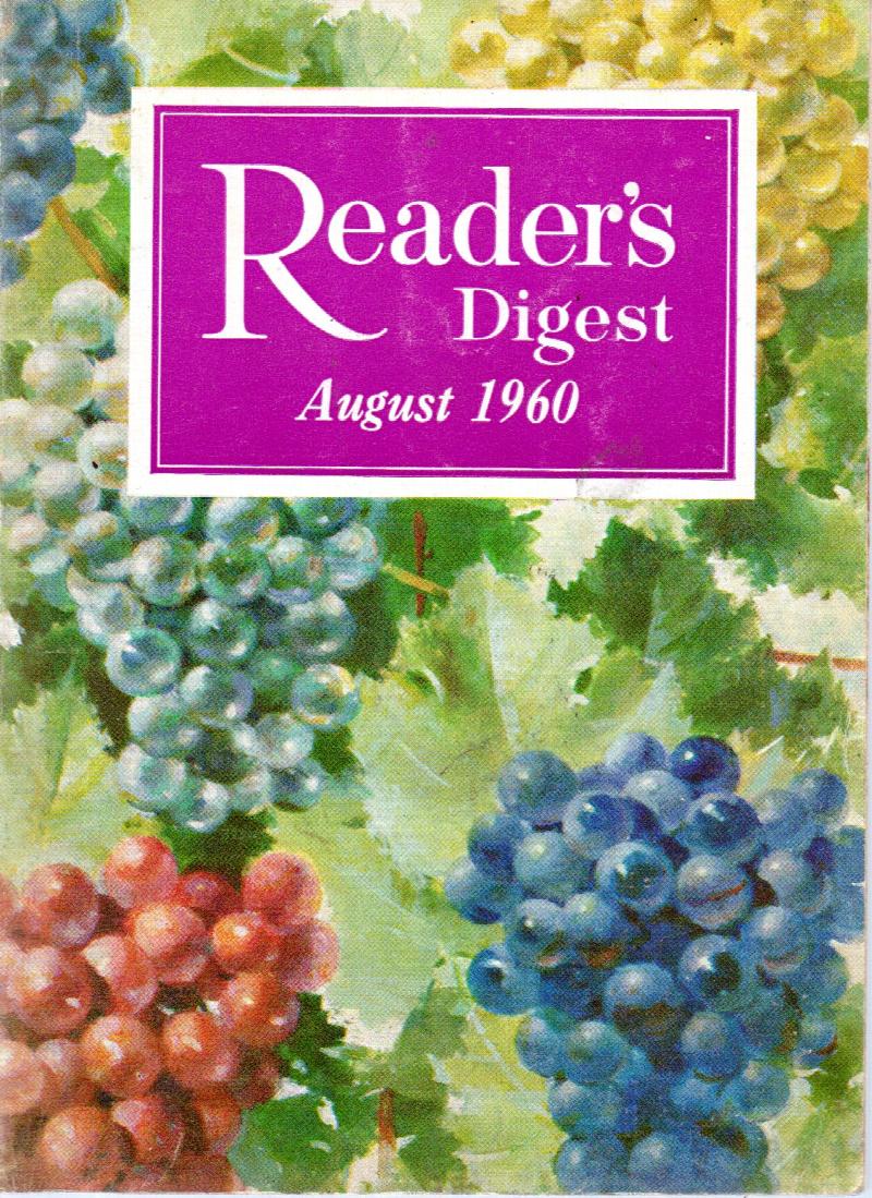Reader's Digest Magazine August 1960