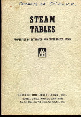 Steam Tables Properties Of Saturated And Superheated Steam